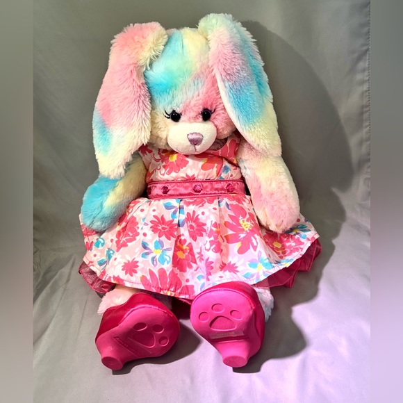 Build-A-Bear | Toys | Tie Dye Bunny Build A Bear Workshop Pastel Rabbit ...